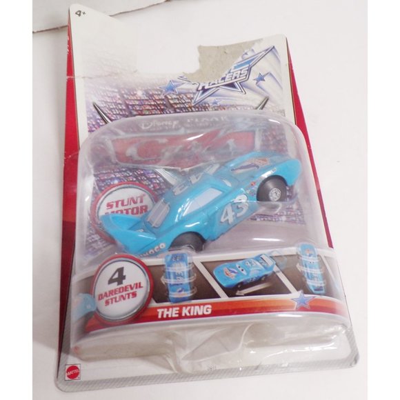 Mattel | Toys | Disney Pixar Cars The King Blue Dinoco Stunt Racers Rev ...